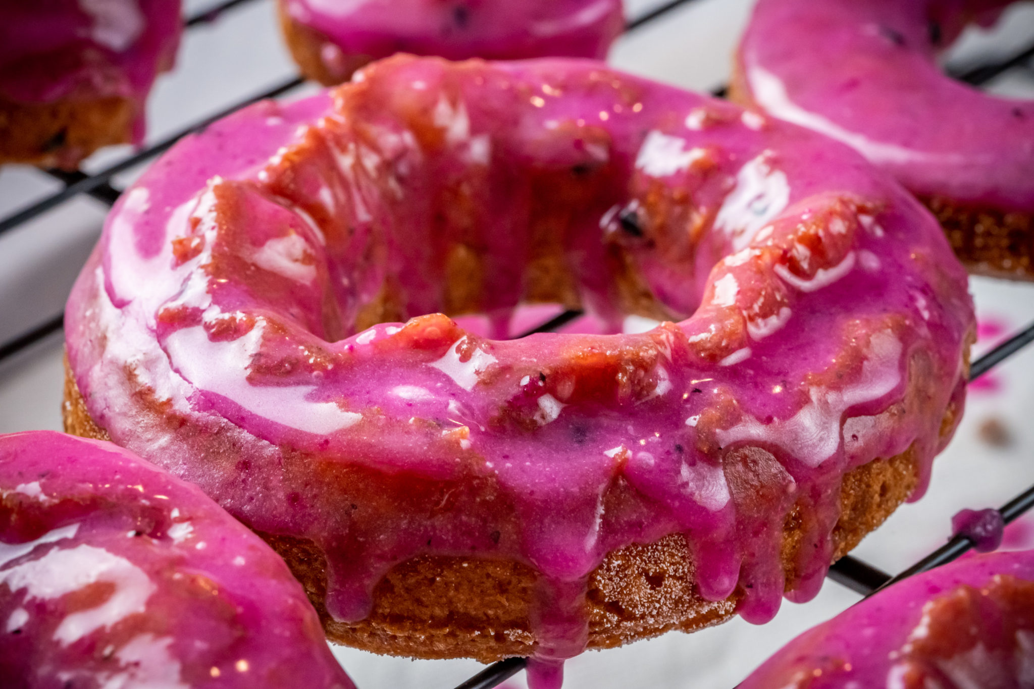 Dragonfruit Mochi Doughnuts – Sushi Day