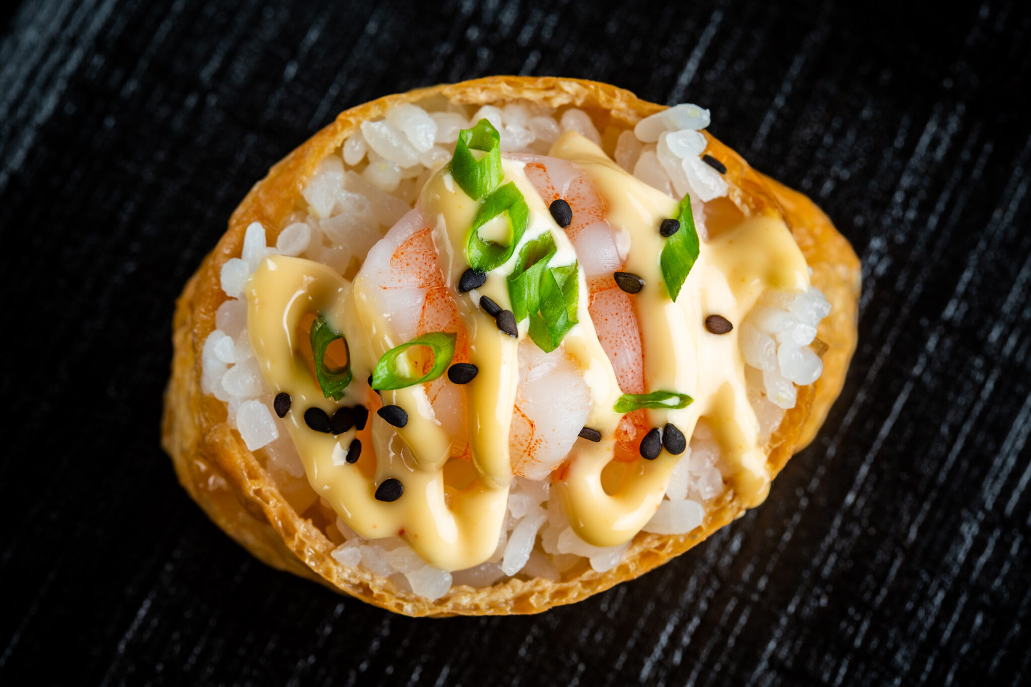 Spicy Shrimp Inari – Sushi Day