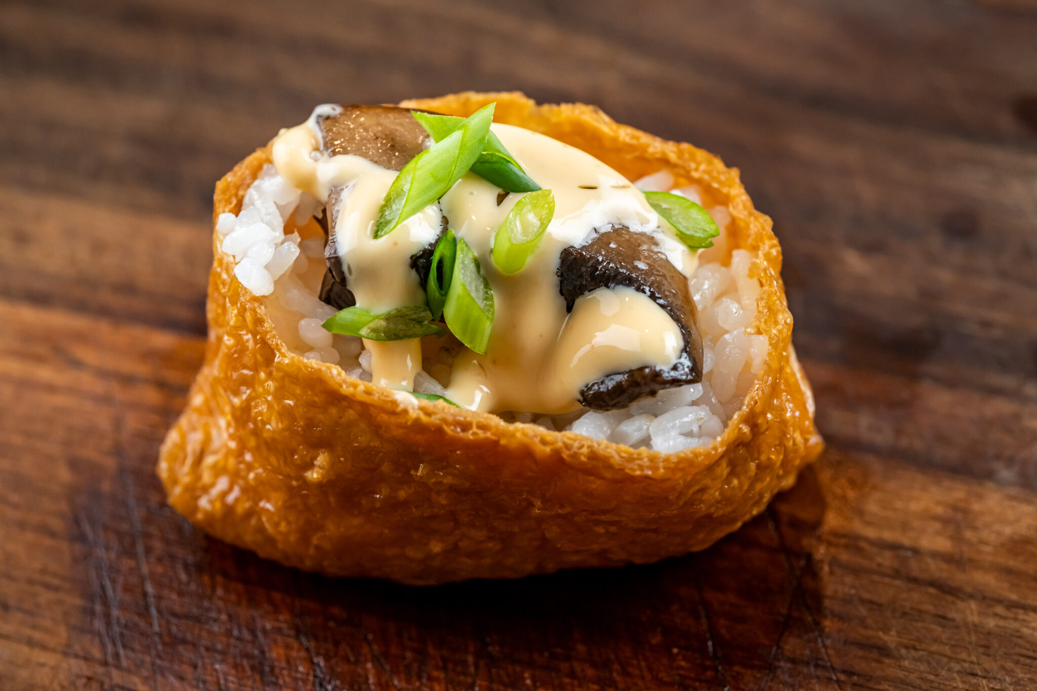 Spicy Mushroom Inari – Sushi Day
